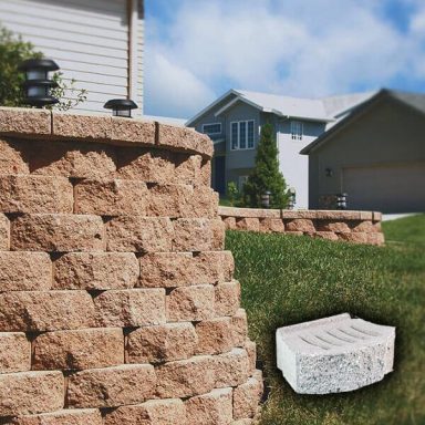 Cottage Stone Wall Units | Home Outdoor Masonry Hardscape | Block-Lite