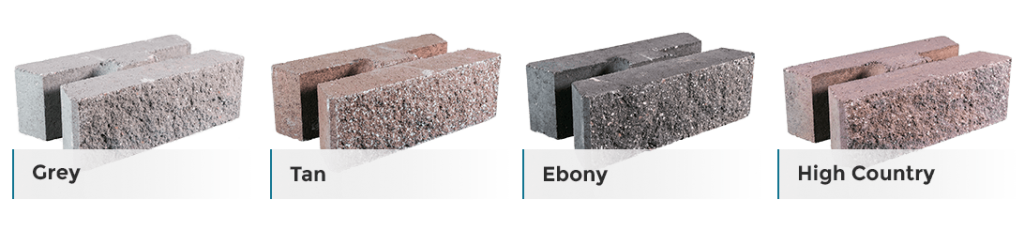 Stonehedge 6 Wall Units | Home Outdoor Masonry Hardscape | Block-Lite